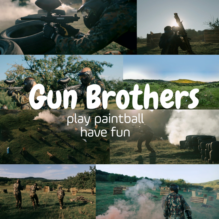 FOTO/VIDEO: S-a deschis GUN BROTHERS Paintball! Pentru băieții care ...
