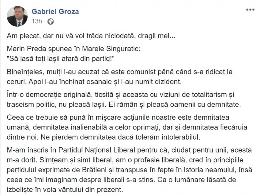 Notarul Gabriel Groza și-a dat demisia: „Un spectacol al orgoliilor și ...