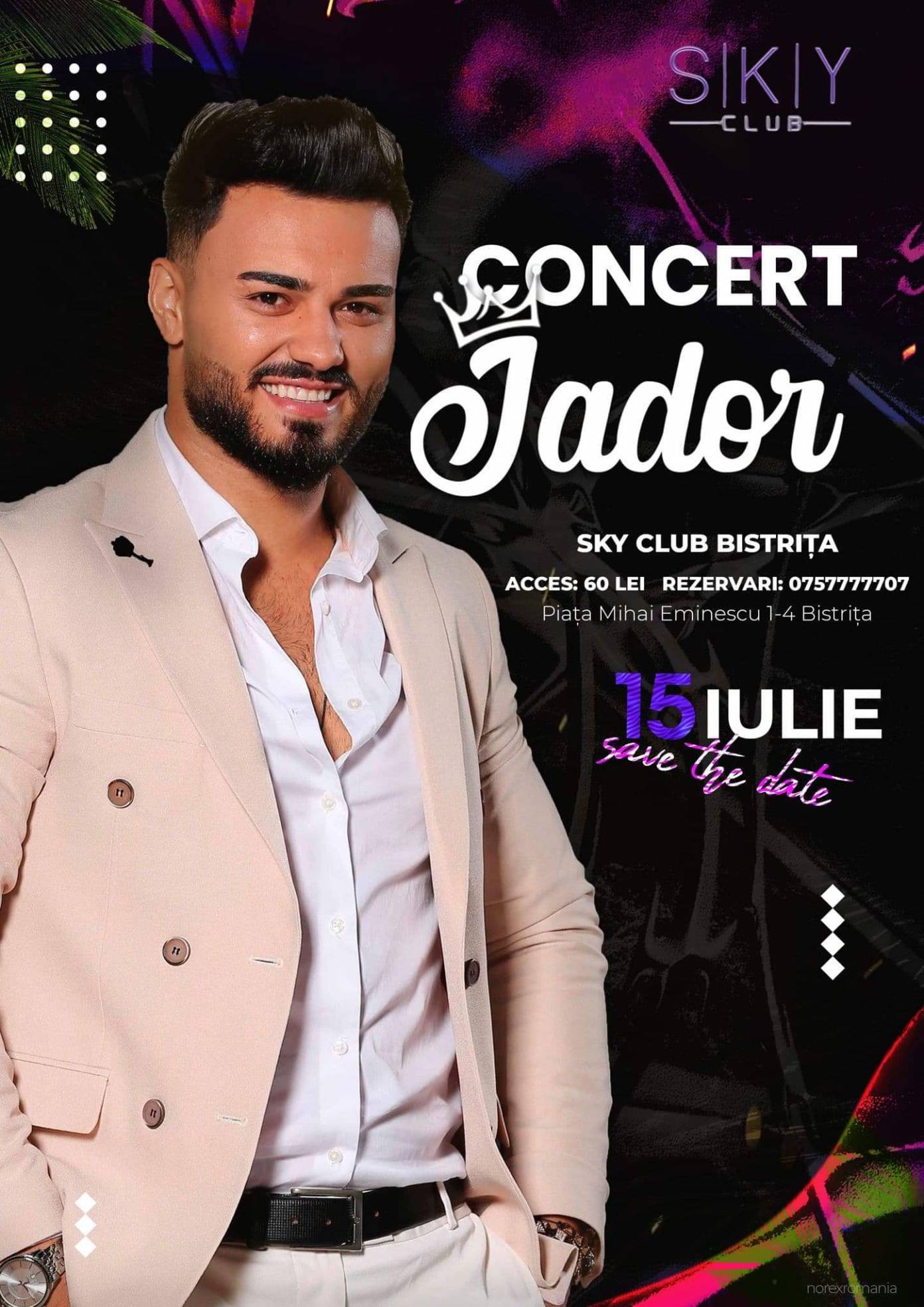 Concert JADOR, vineri, la SKY Club! VEZI cum poți cumpăra bilete ...