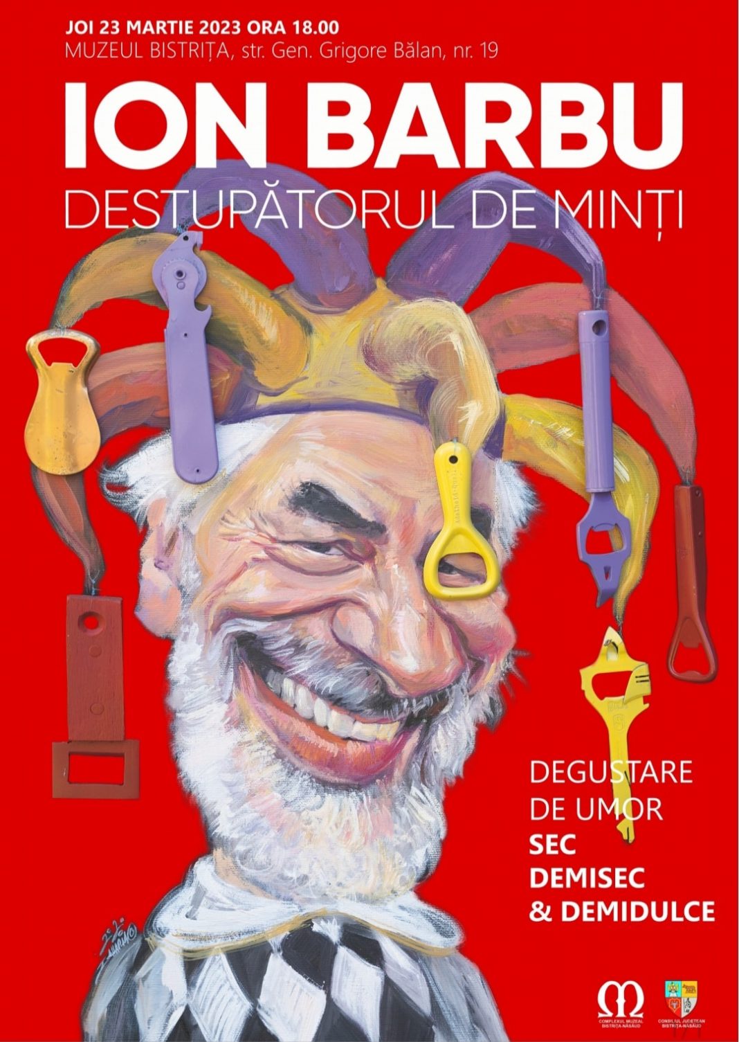 Degustare de umor sec, demisec& demidulce, în 23 martie la Muzeu ...