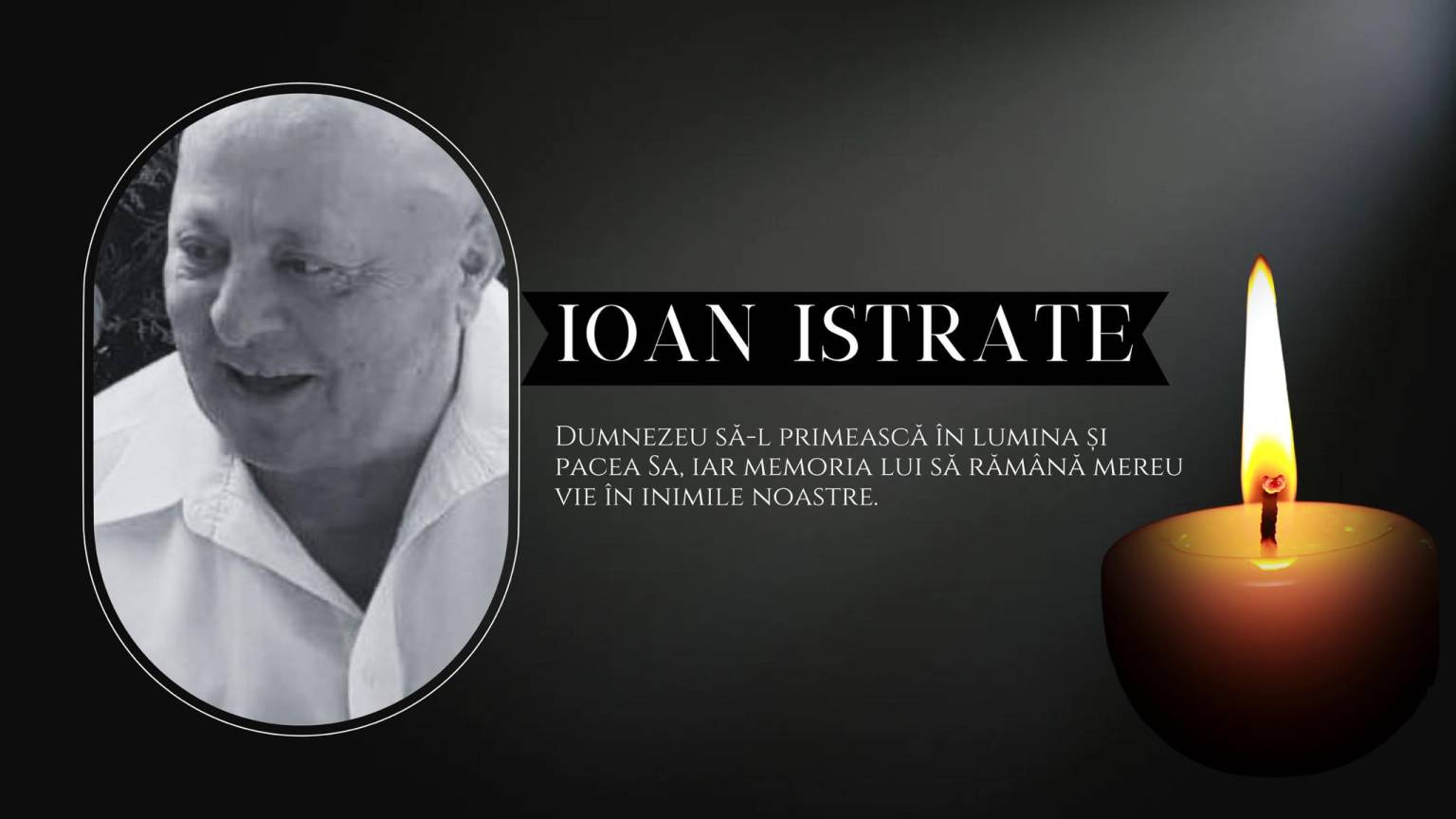 DOLIU: S-a stins din viață Ioan Istrate, fondatorul Cofetăriei Cristina – „un model de iubire ...